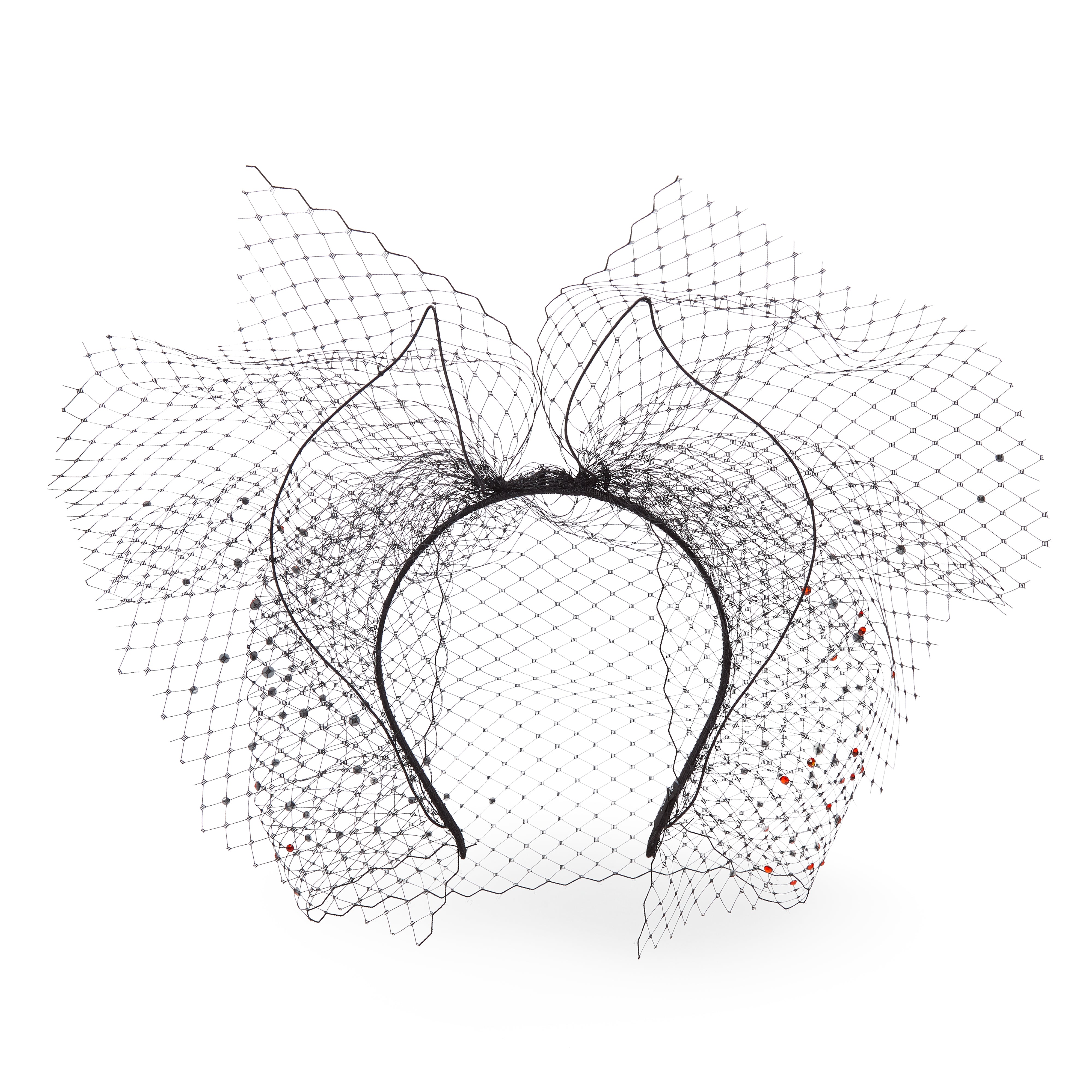 Stephen Jones: Women's Fury Tiara (Black/Red) | DSMNY E-SHOP