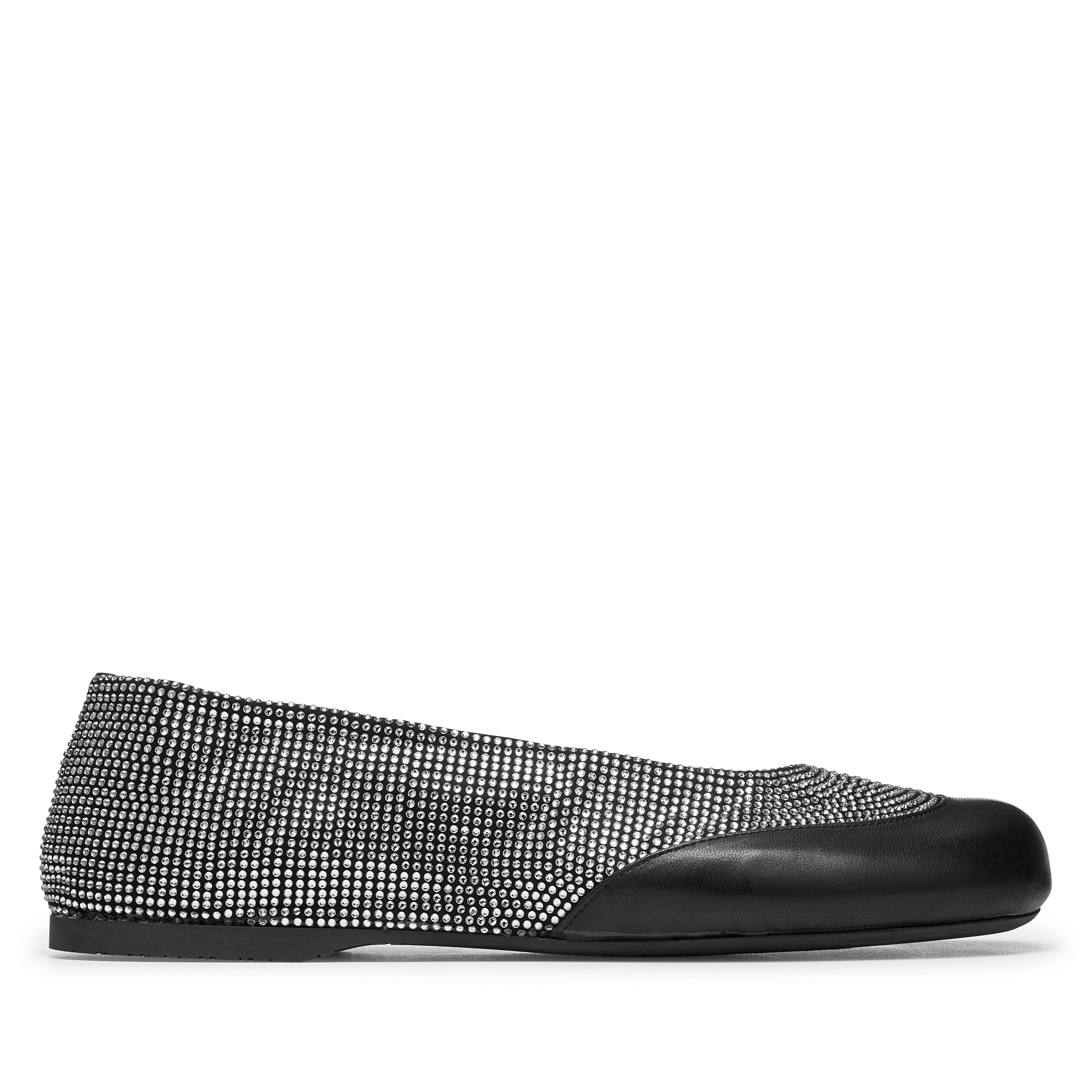 JW Anderson: Women's Crystal Ballerina (Black) | DSMNY E-SHOP