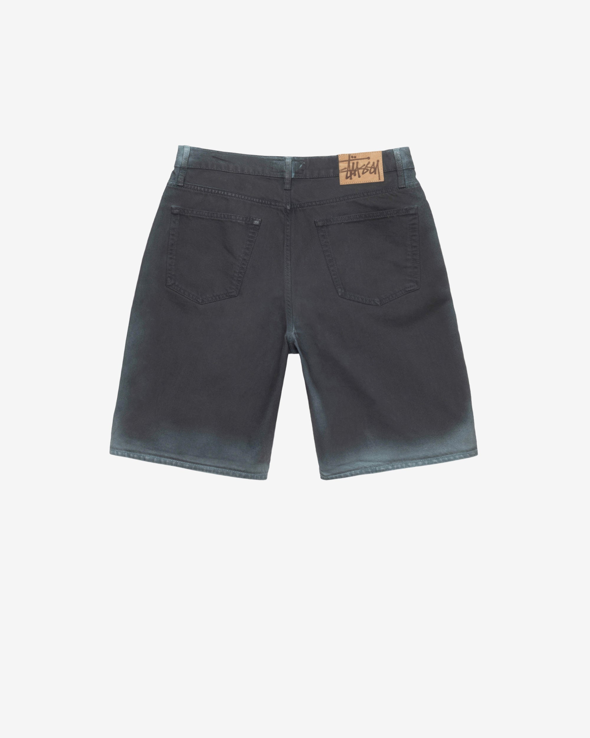 Stüssy: Men's Big Ol Shorts Spray Dye (Blue) | DSMNY E-SHOP