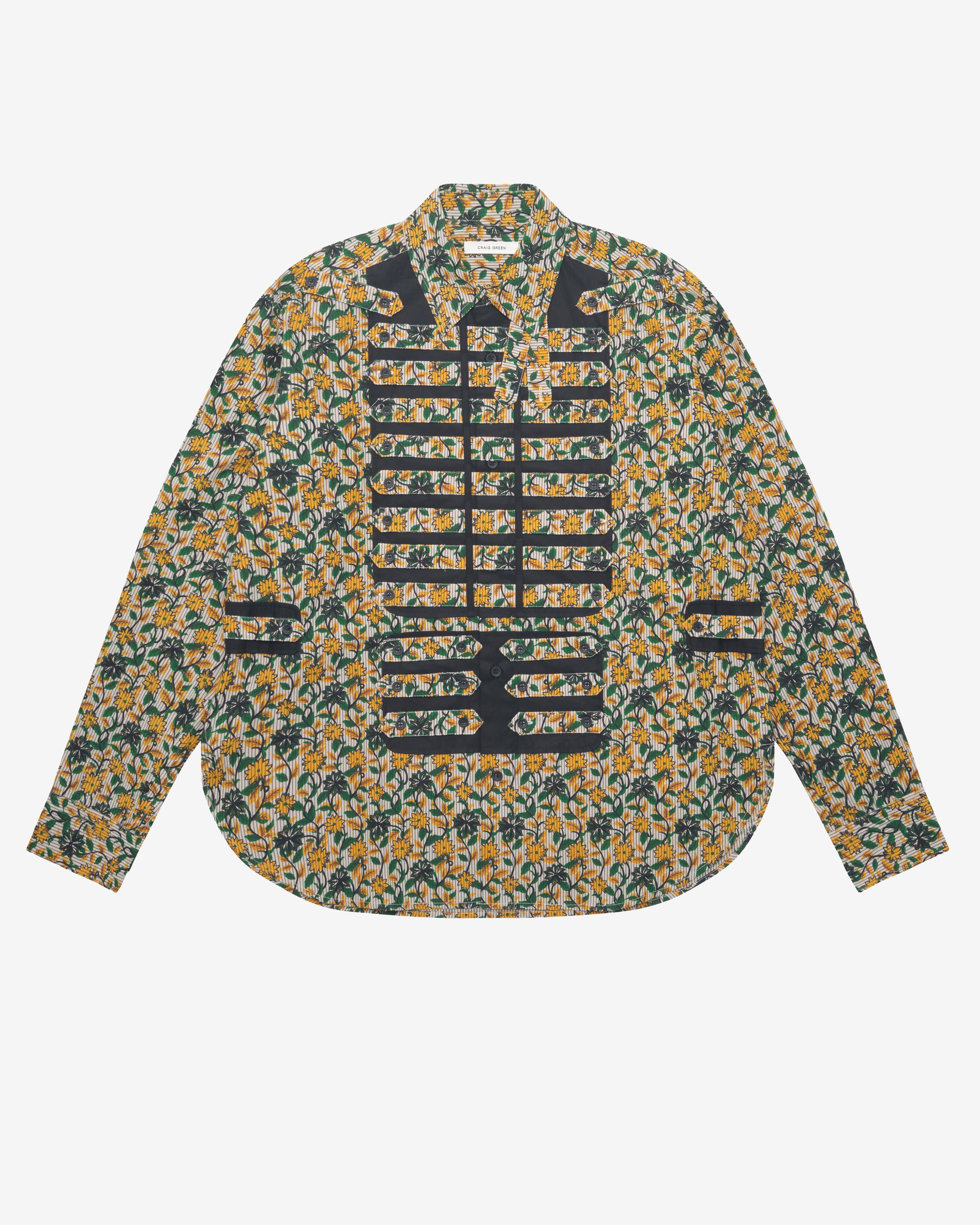 Craig Green: Men's Multi Tab Shirt (Yellow) | DSMNY E-SHOP