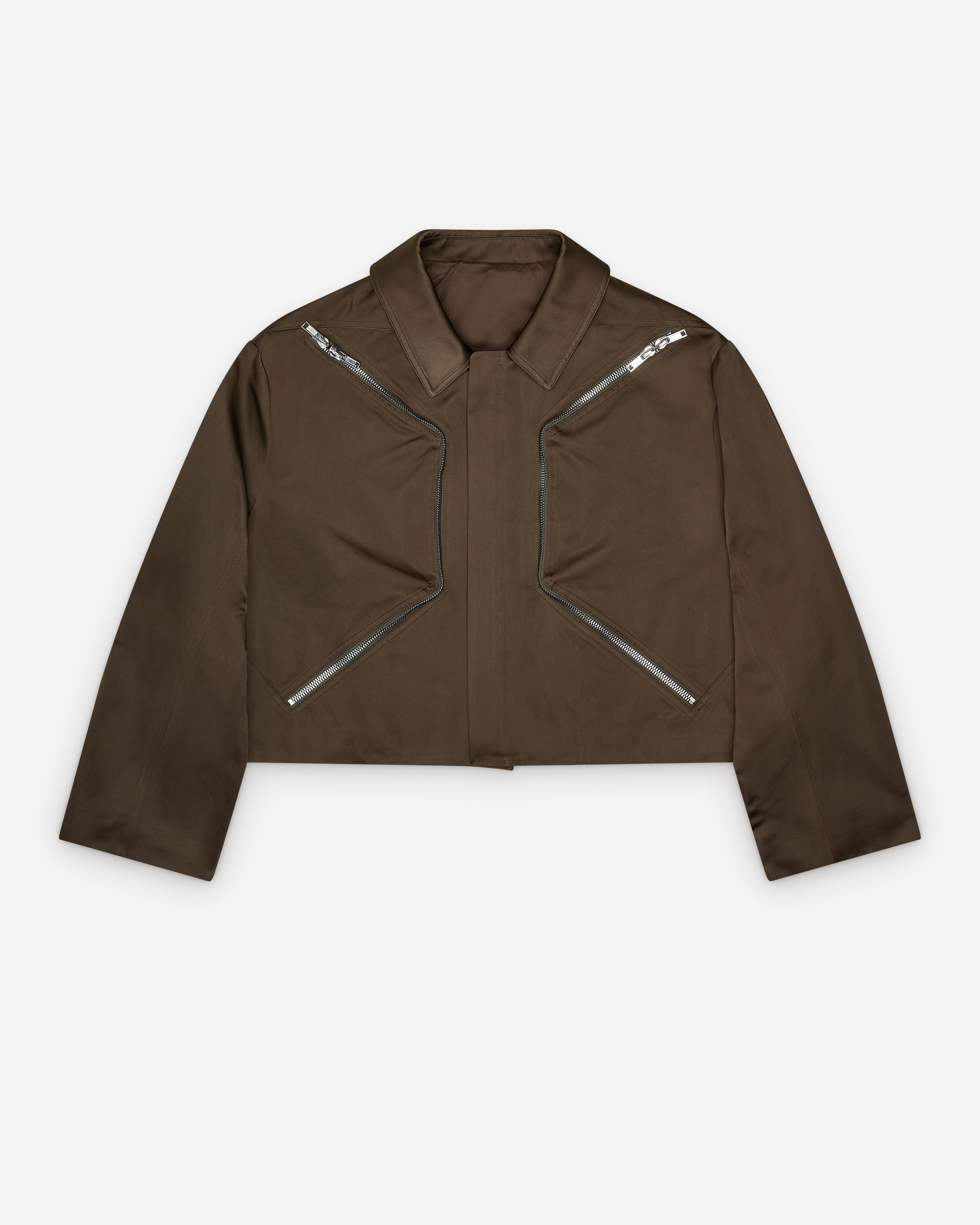 Rick Owens: Women's Heizer Mac Jacket (Dark Dust) | DSMNY E-SHOP