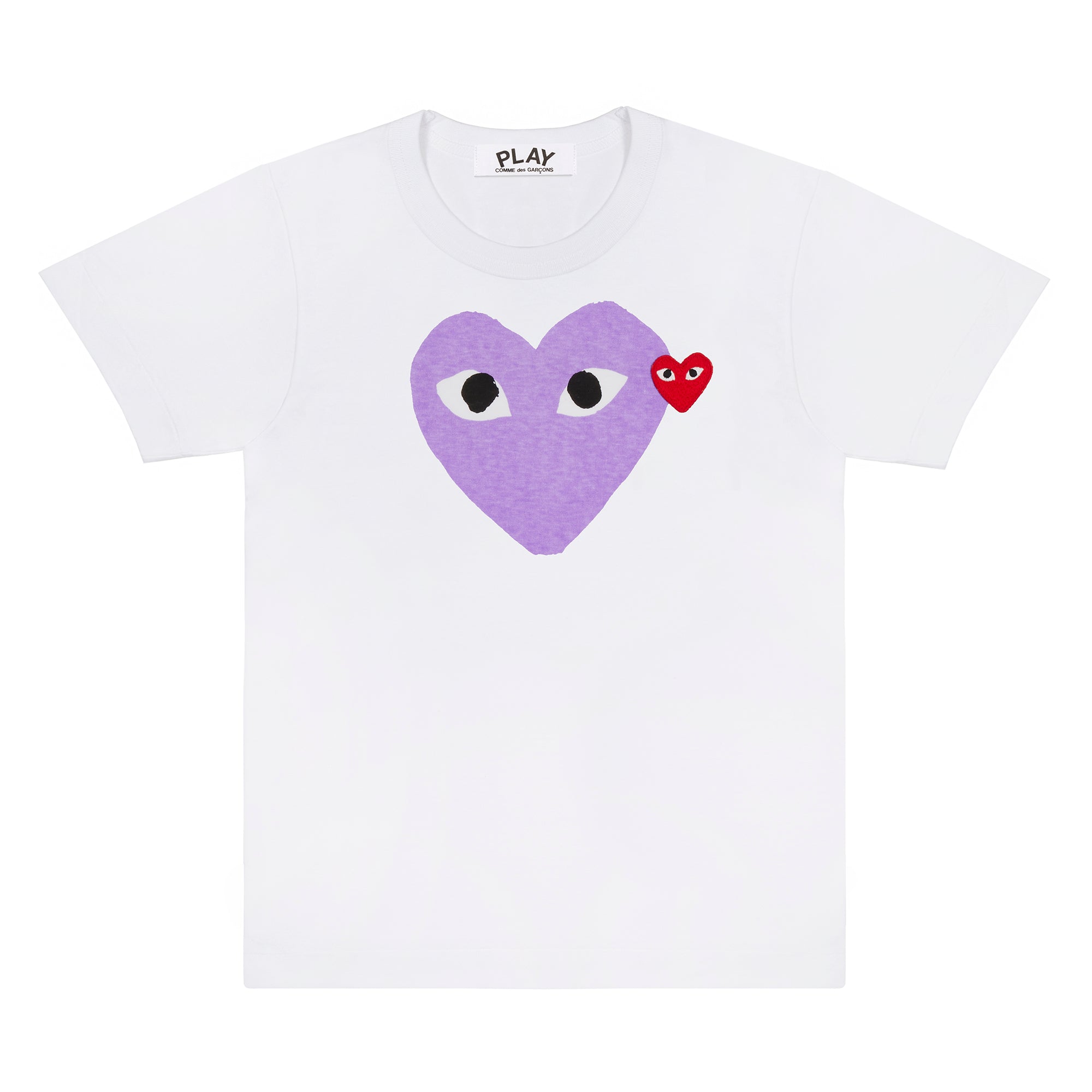 Play Comme des Garçons: T-Shirt (Purple) | DSMNY E-SHOP