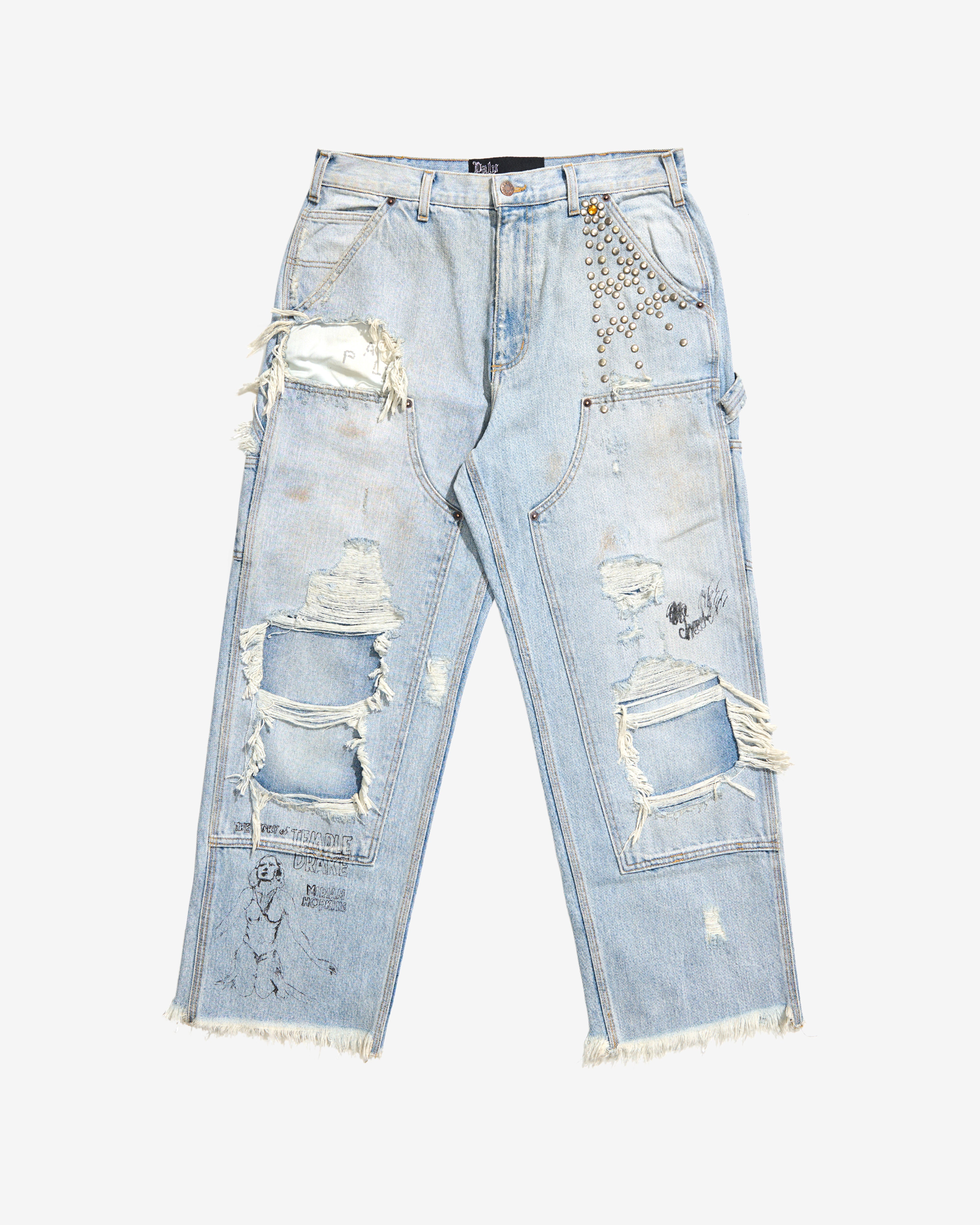 Paly: Men's Busted Double Knee Jean (Denim) | DSMNY E-SHOP