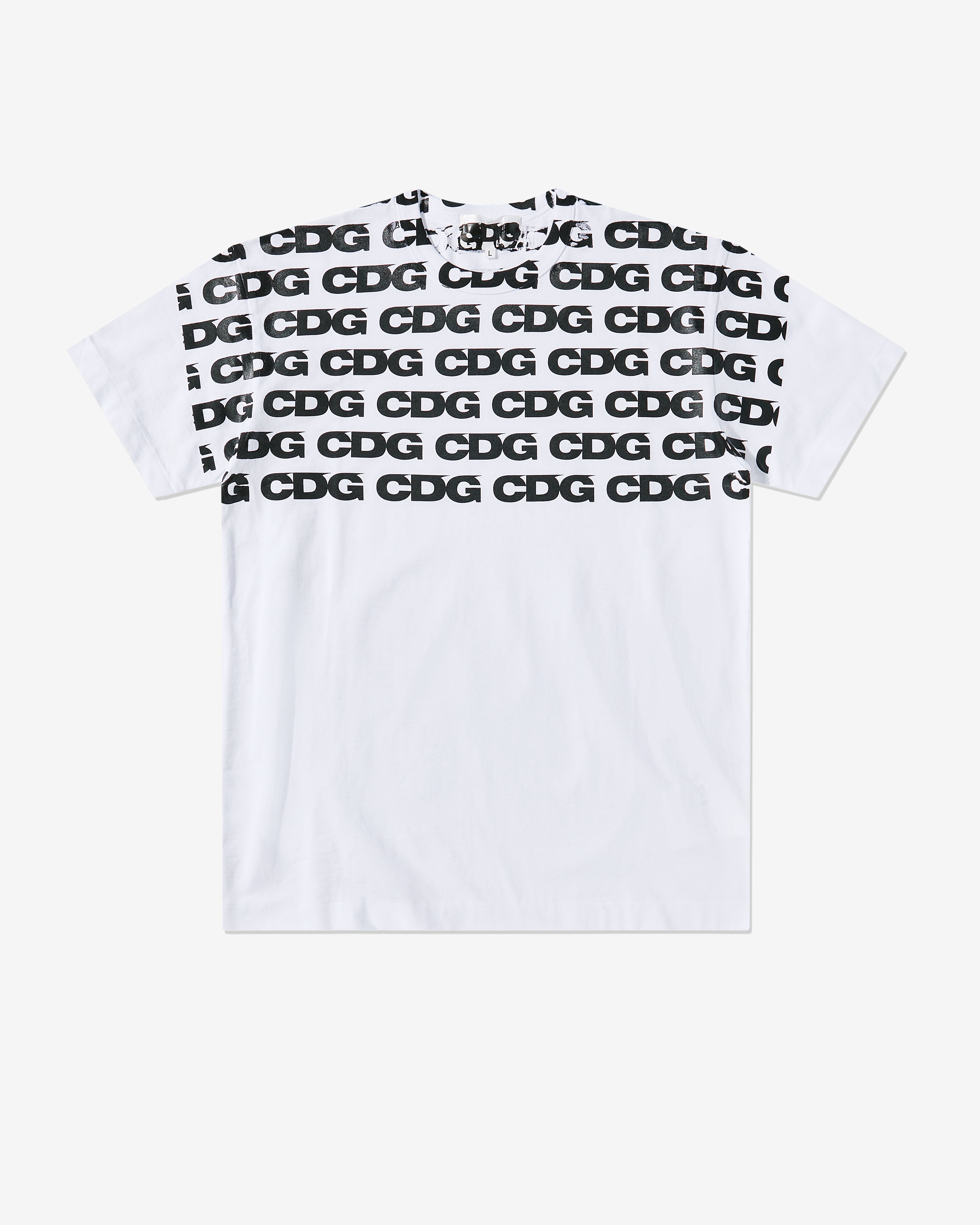 CDG: CDG CDG CDG T-Shirt (White) | DSMNY E-SHOP