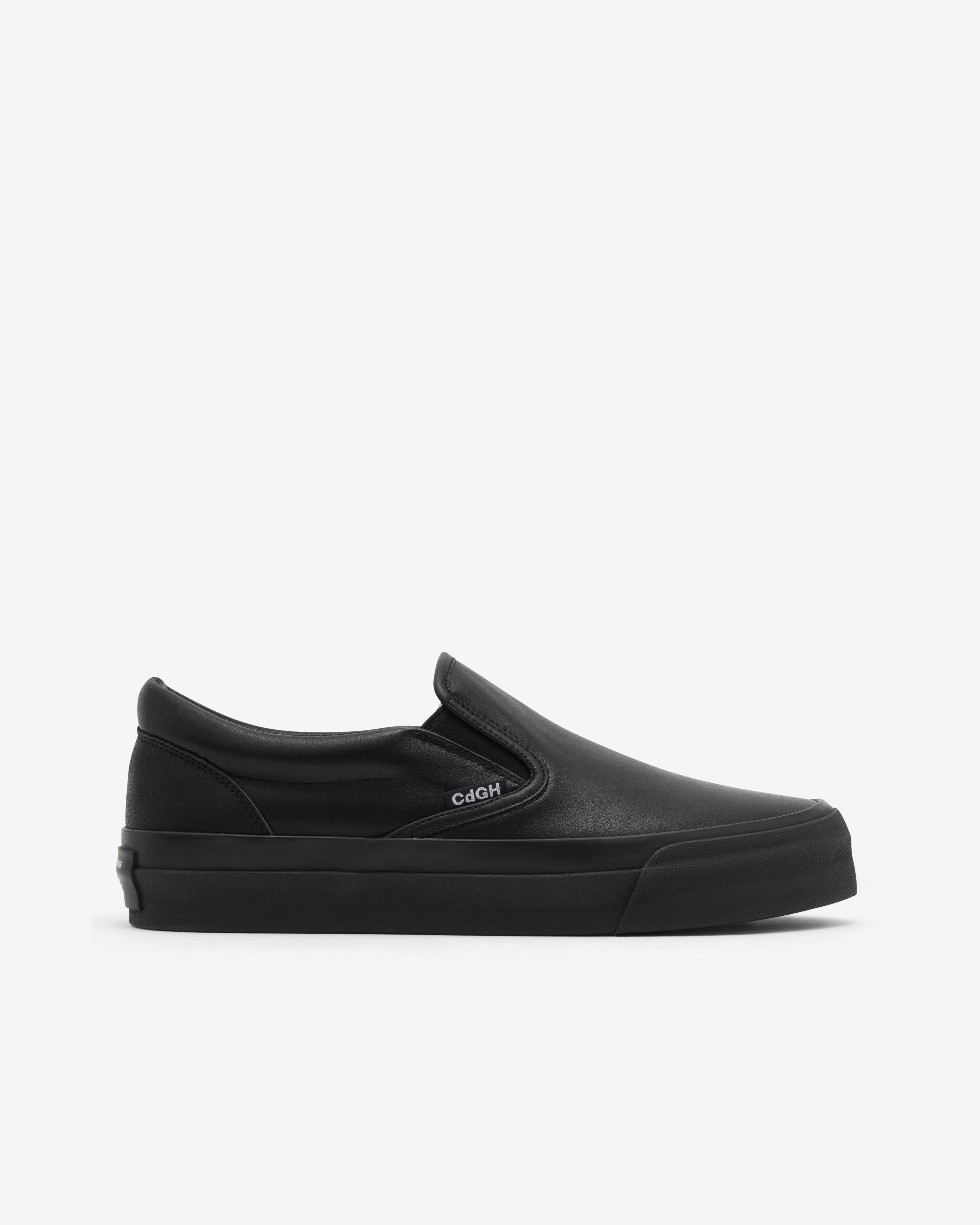 CDG Homme: Men's Slip On Shoes (Black) | DSMNY E-SHOP