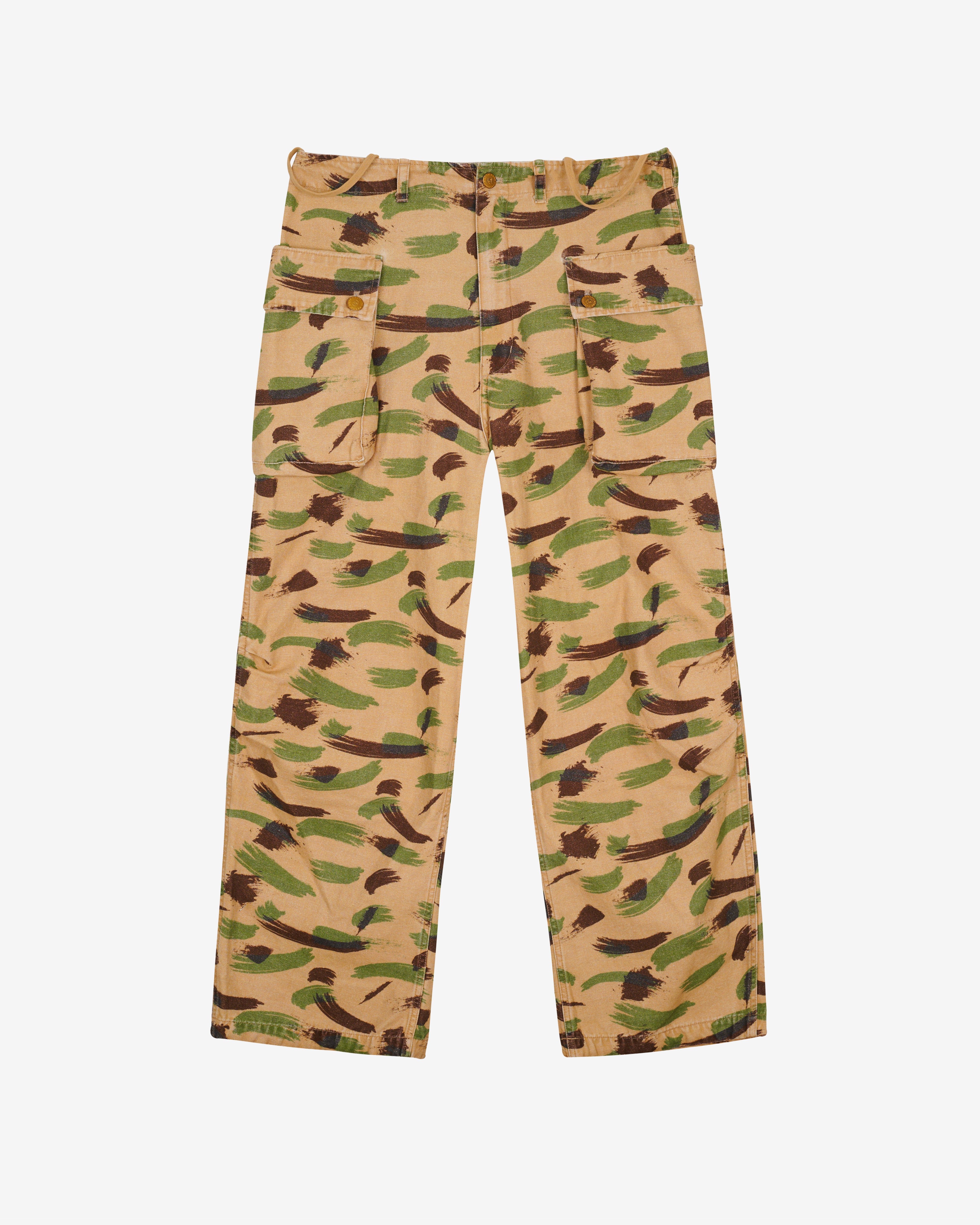 Brain Dead: Men's Canvas Overpant (Brushstroke Camo) | DSMNY E-SHOP