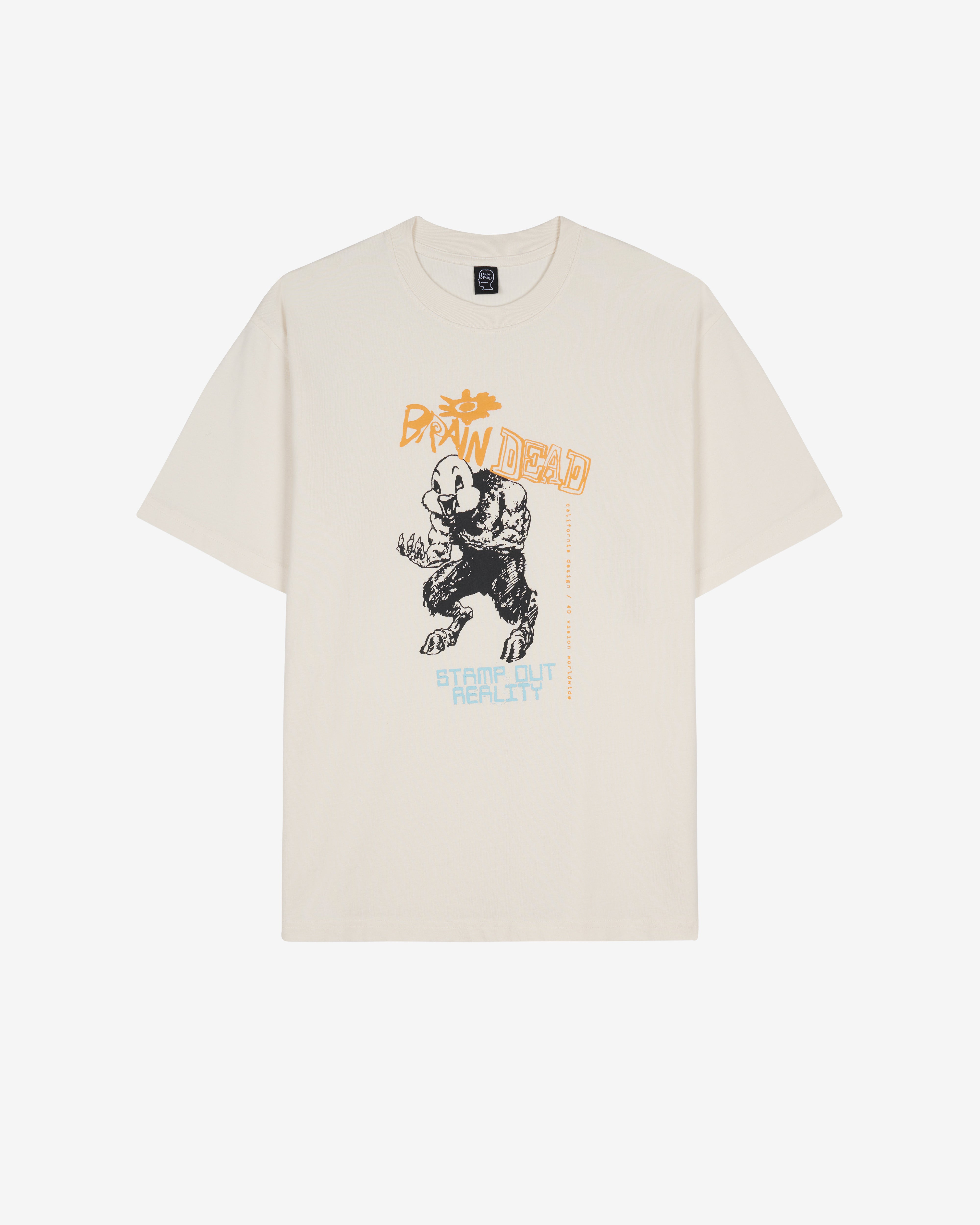 Brain Dead: Men's Duck Beast T-Shirt (Natural) | DSMNY E-SHOP