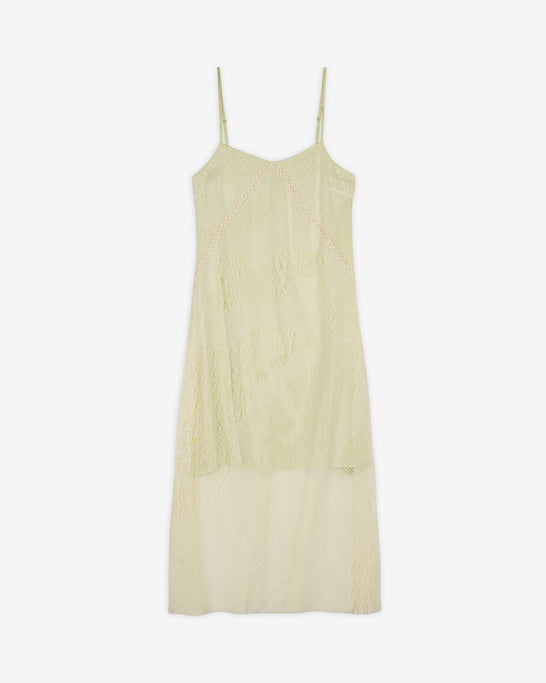 Brain Dead: Women's Engineered Cloud Mesh Slip Dress (Natural) | DSMNY ...
