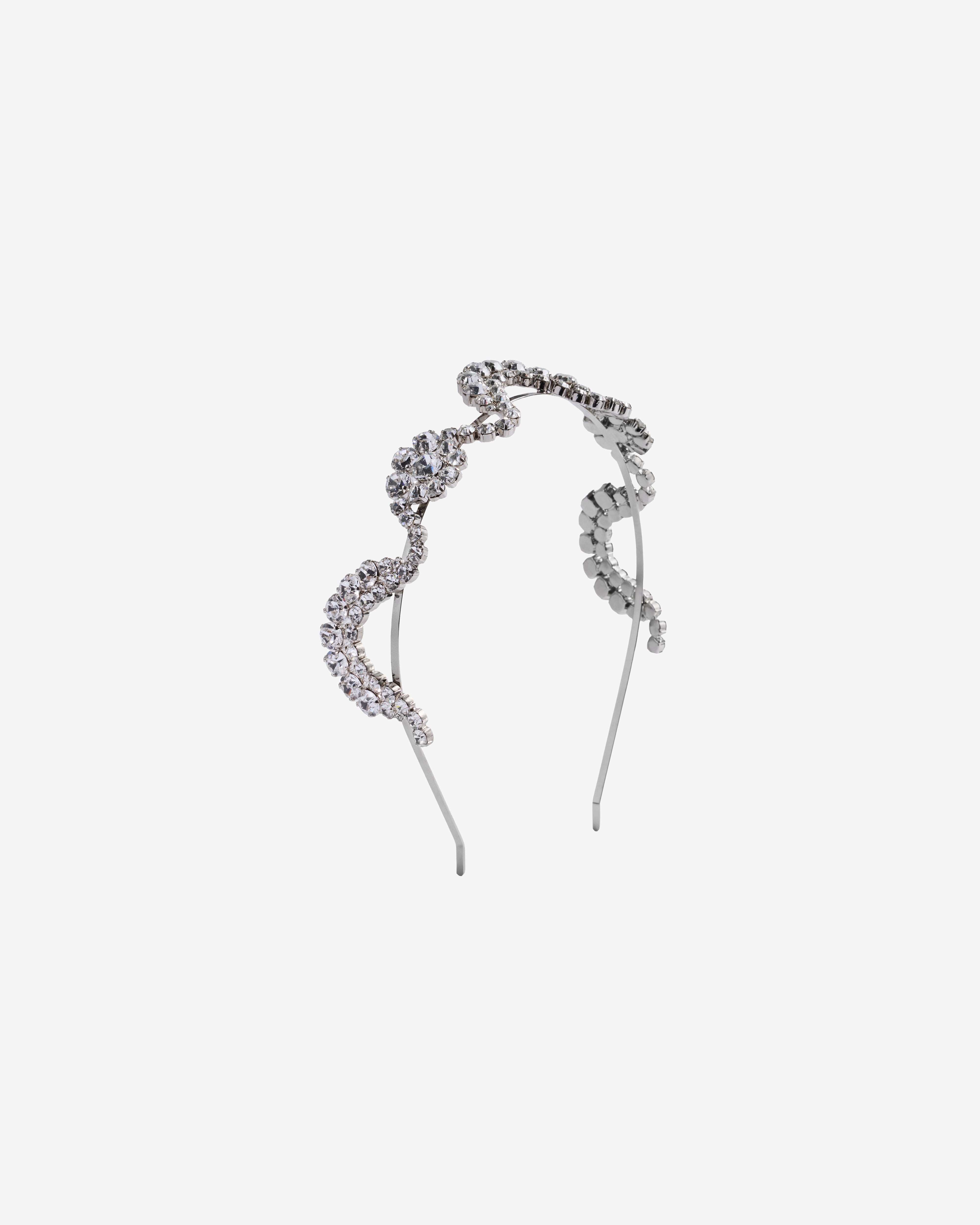 Simone Rocha: Women's Scalloped Sepal Hairband (Crystal) | DSMNY E-SHOP