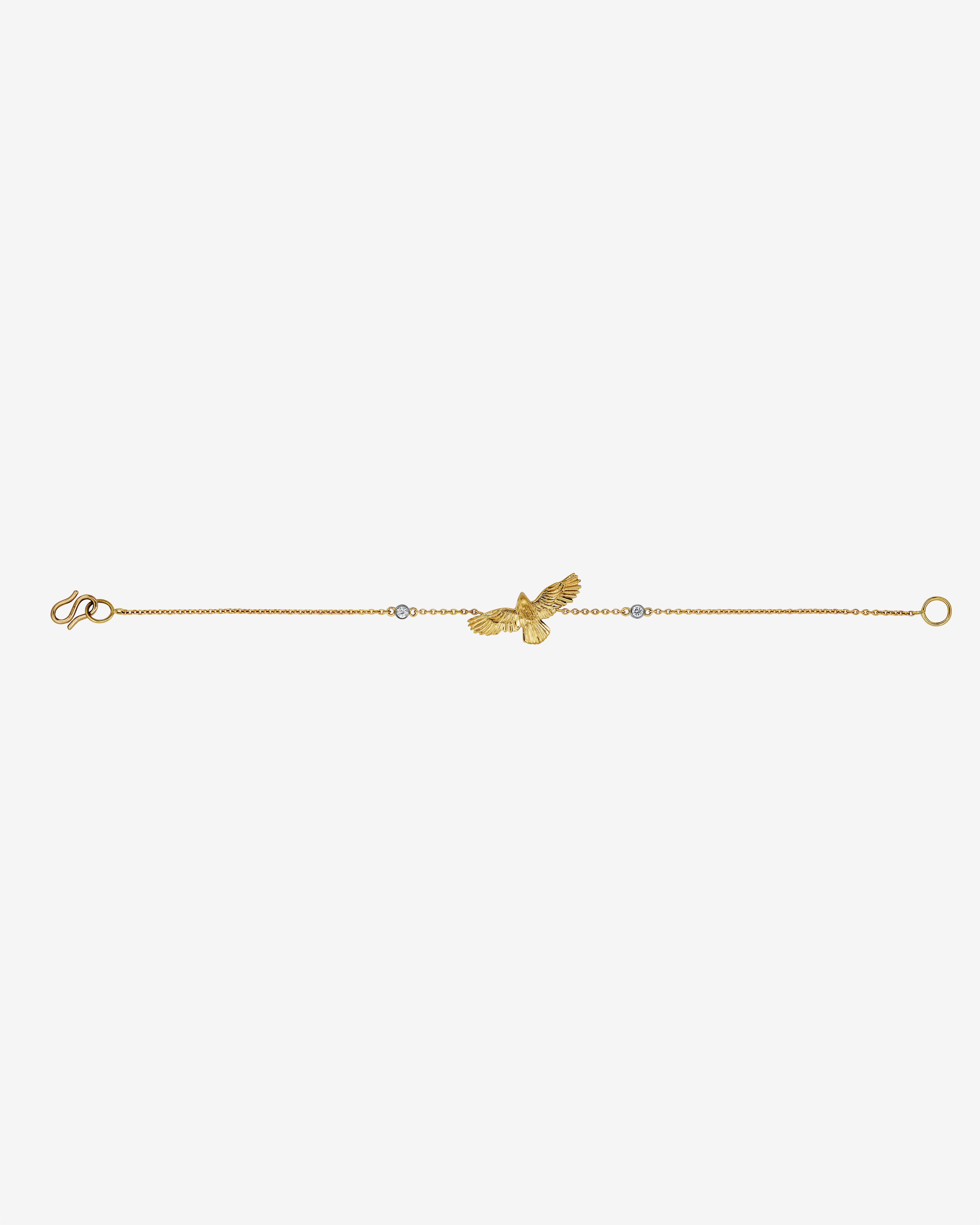 NVW: Women's Honesty Diamond Raven Bracelet (Yellow Gold) | DSMNY E-SHOP
