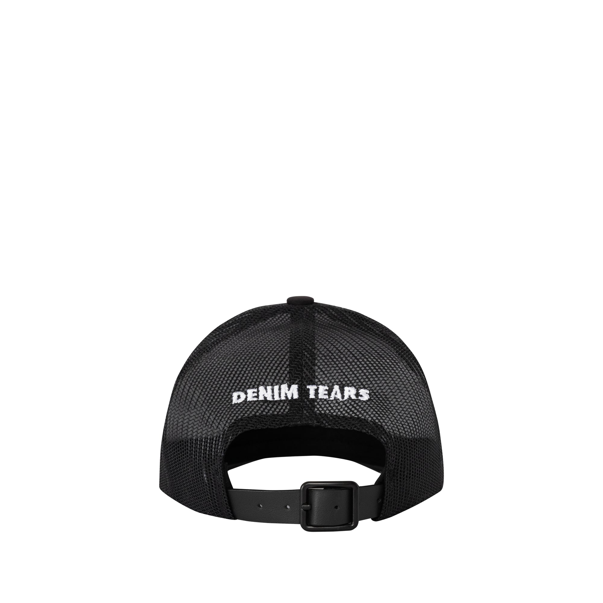 Denim Tears: Men's Late Capitalism Trucker Cap (Black) | DSMNY E-SHOP