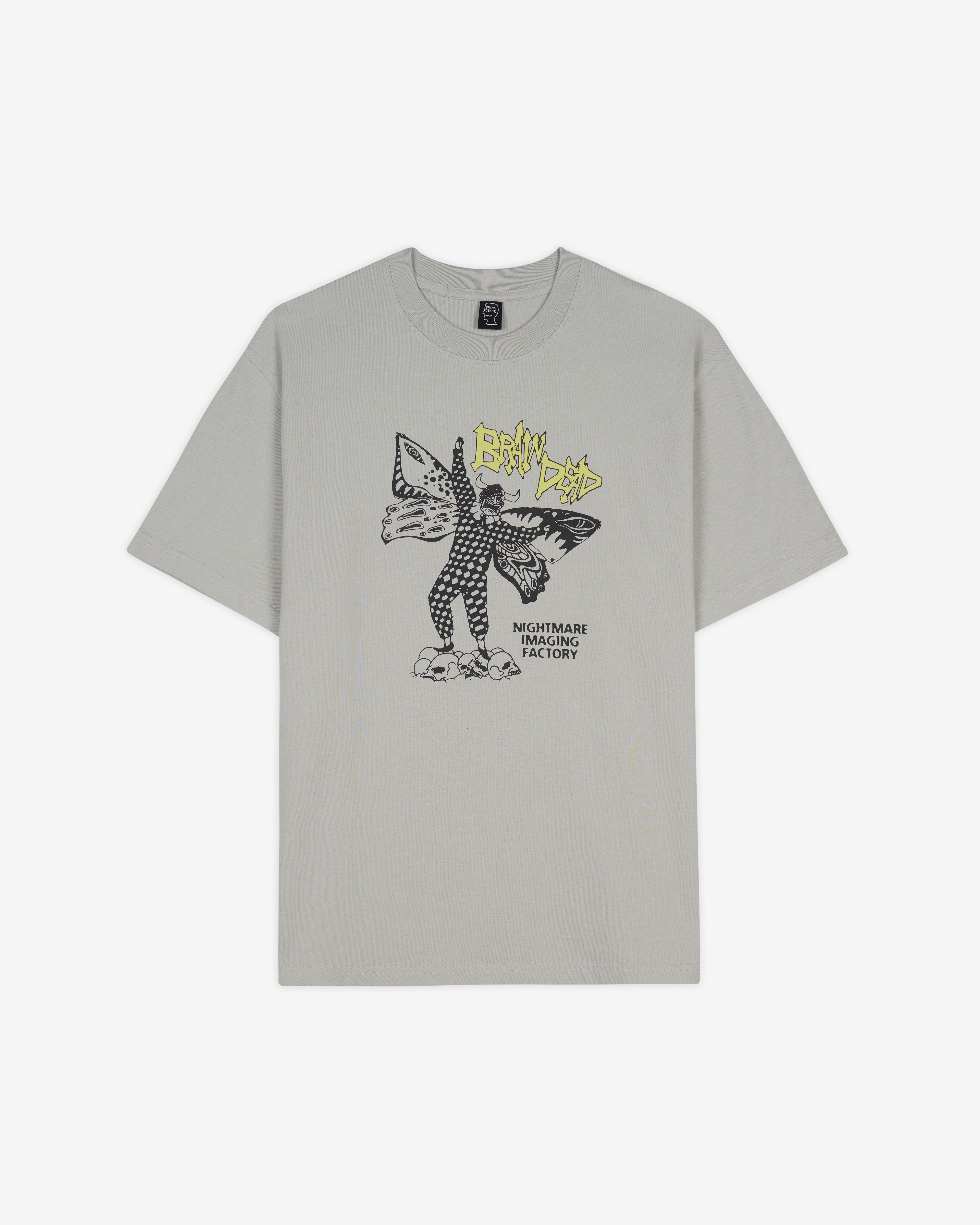 Brain Dead: Men's Nightmare Factory T-Shirt (Cement) | DSMNY E-SHOP
