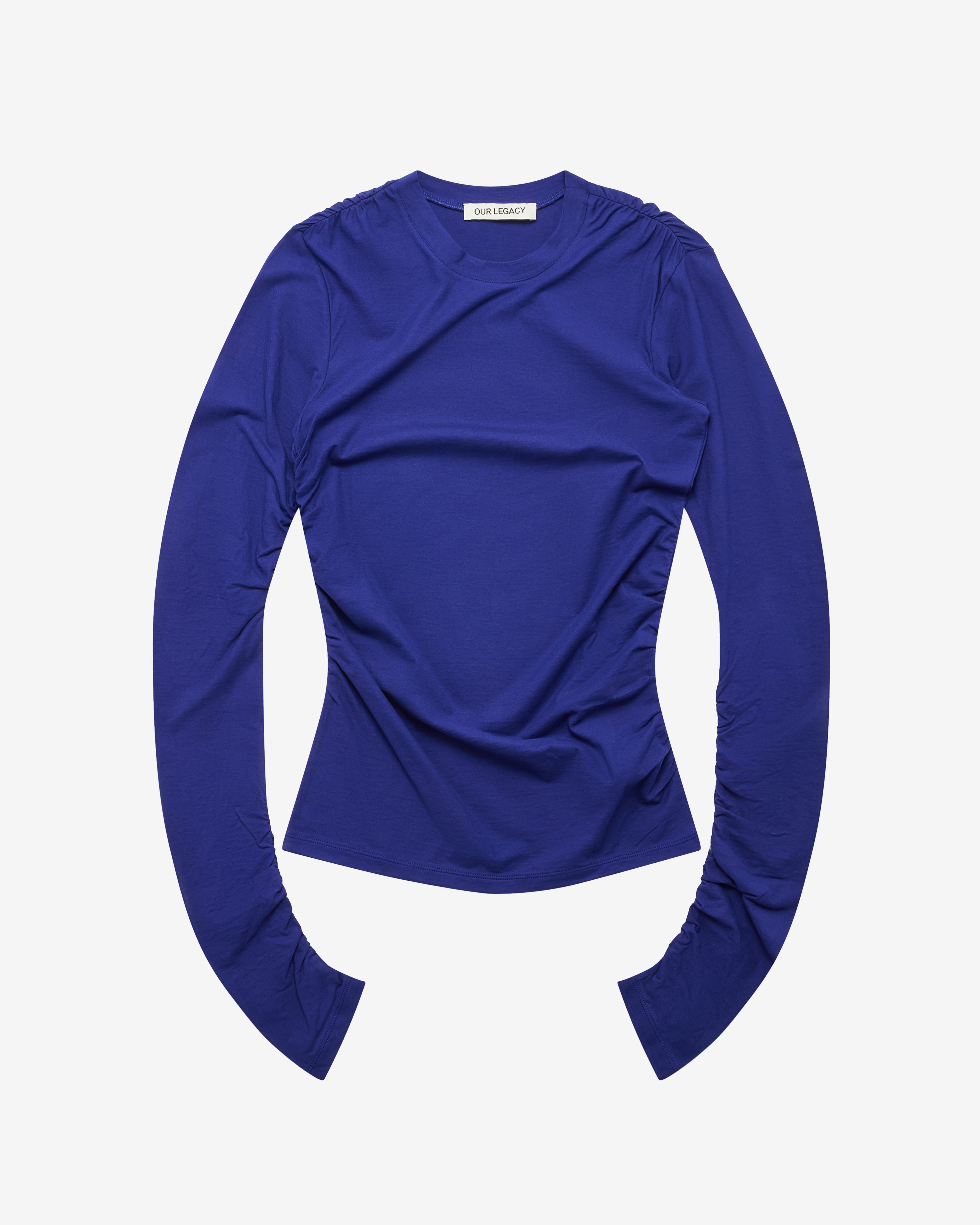 Our Legacy: Women's Strain Slim Longsleeve (Deep Blue High Twist Jersey ...