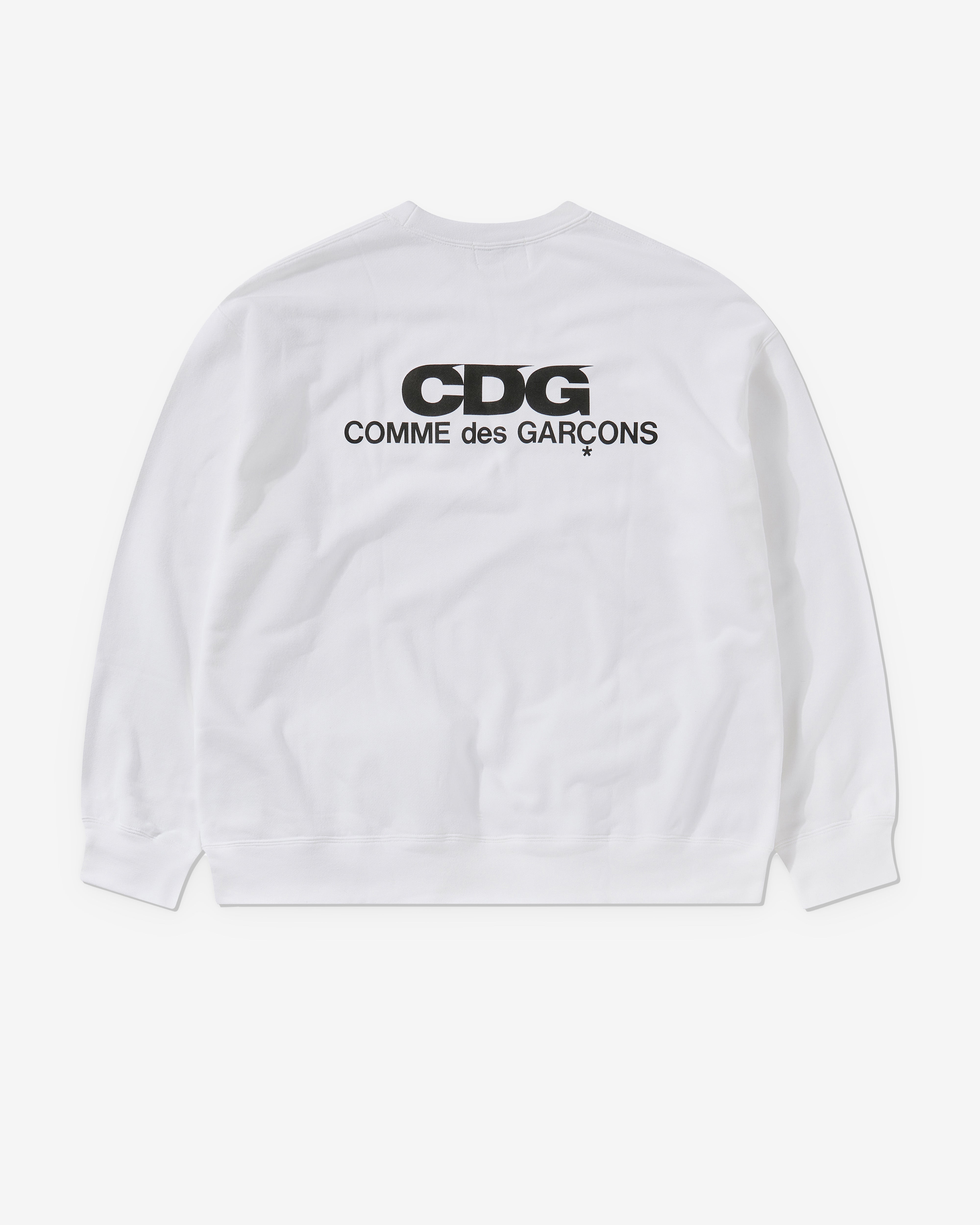 CDG: Oversized Sweatshirt (White) | DSMNY E-SHOP