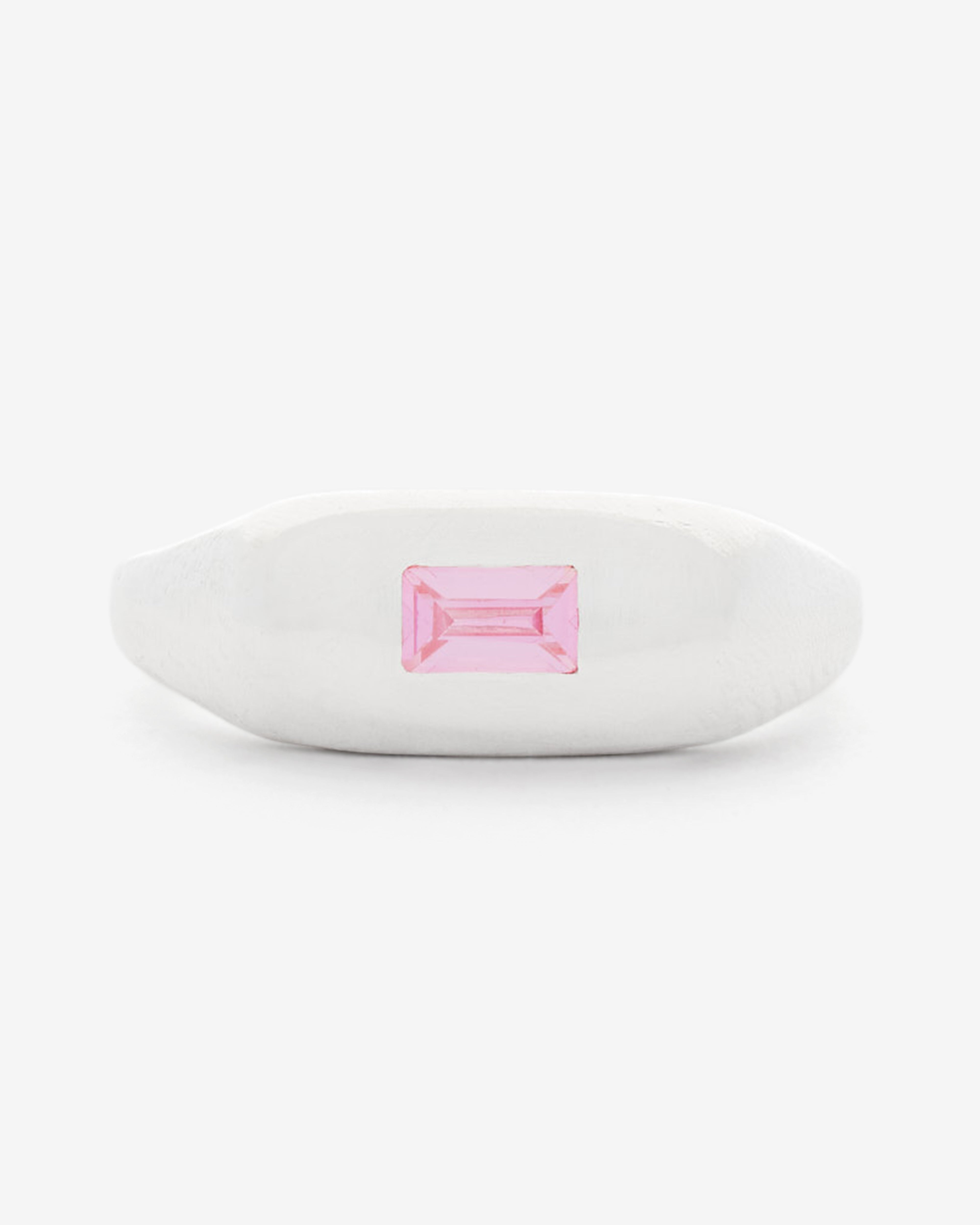 Seb Brown: Pink Puff Pill Ring (Silver) | DSMNY E-SHOP