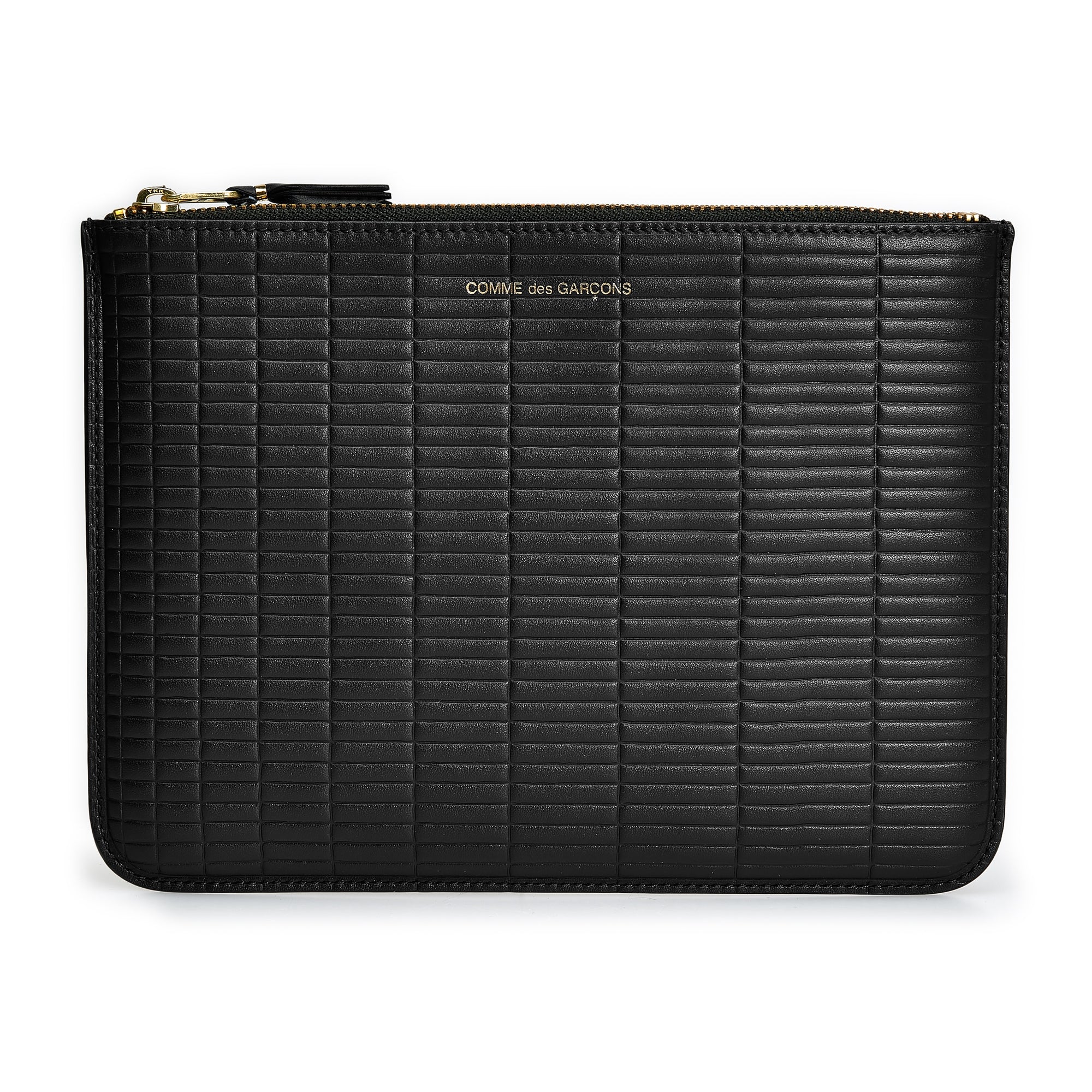CDG Wallet: Brick Wallet Zip Pouch (Black SA5100BK) | DSMNY E-SHOP