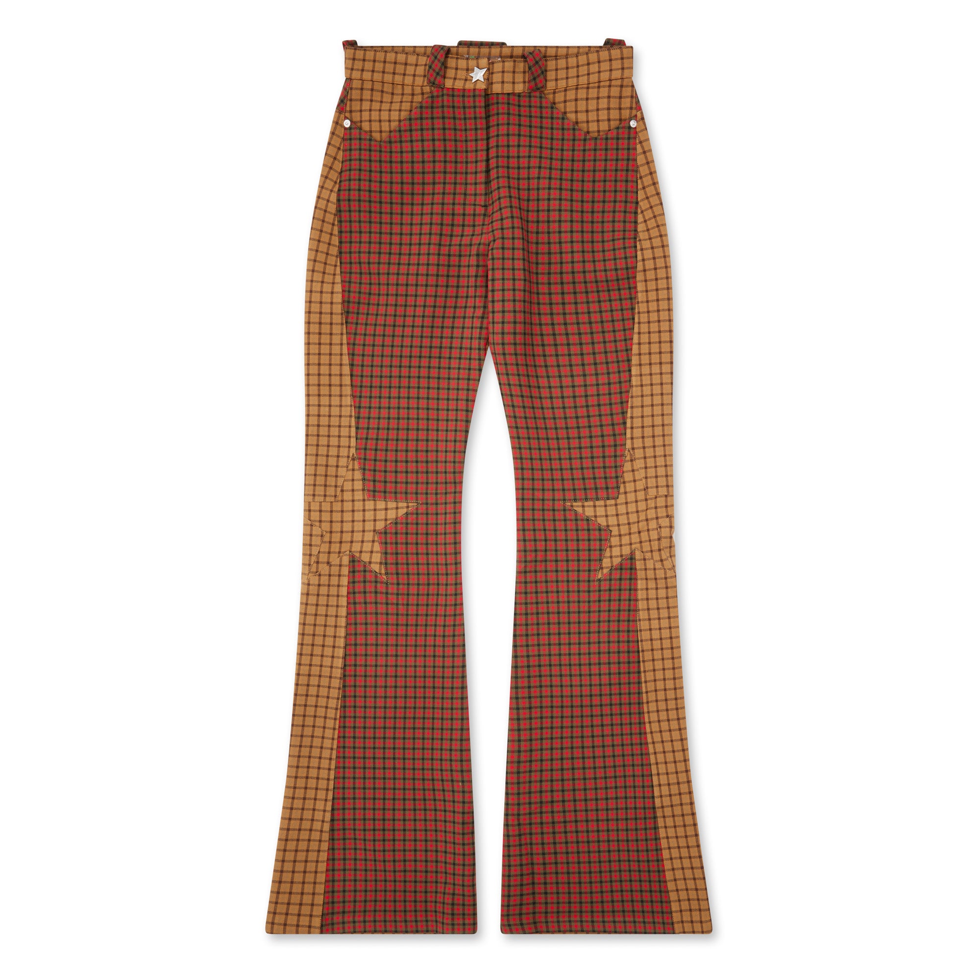 Heaven by Kiko Kostadinov: Women’s Kiko Star Trousers (Red/Brown ...