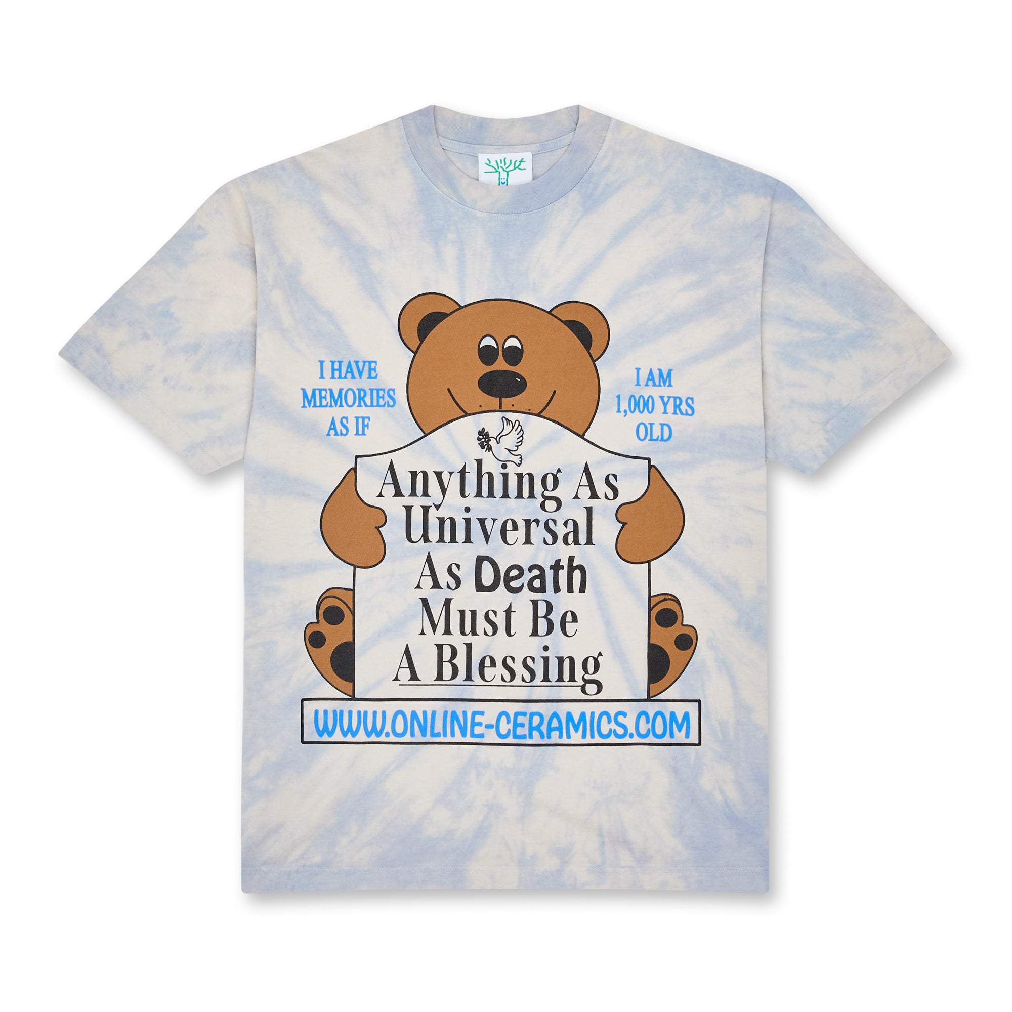 Online Ceramics: Universal Death Blessing T-Shirt (Multi) | DSMNY E-SHOP
